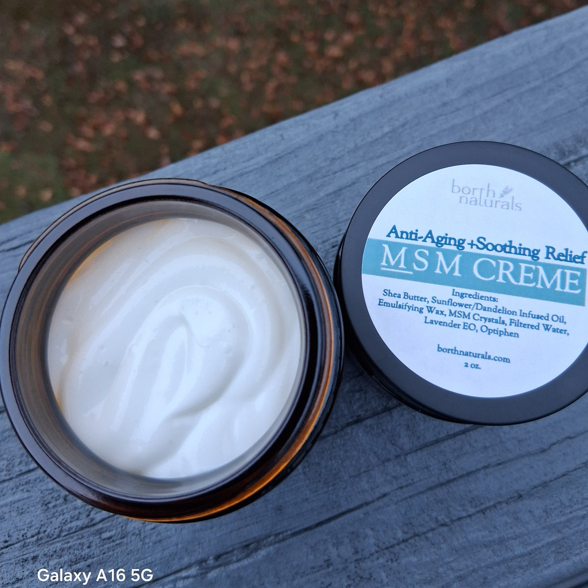 MSM CREME - Anti-Aging + Soothing Relief + Nourishing – Borth Naturals